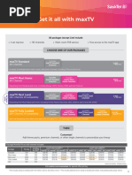Optik Channel Selection Guide | PDF | Pay Television | Alberta
