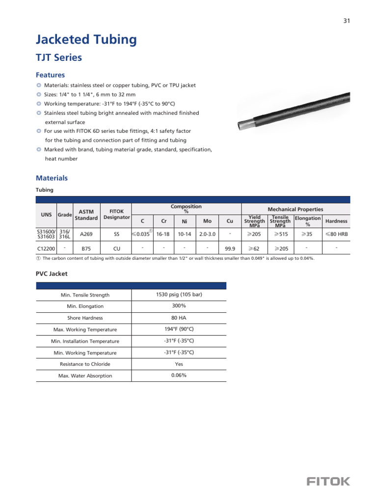 Jacketed Tubing EN | PDF