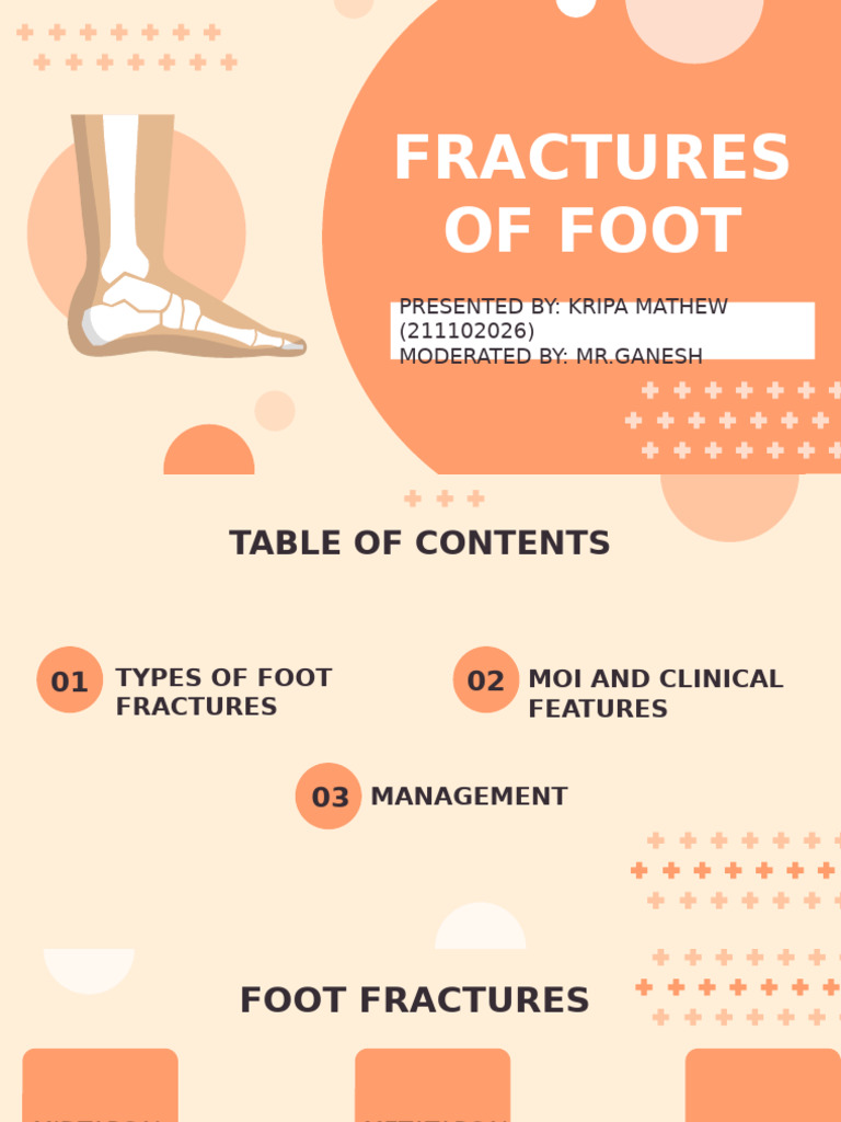 Fractures of Foot | PDF