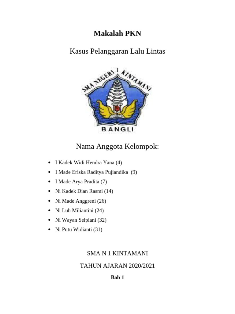 Makalah PKN | PDF