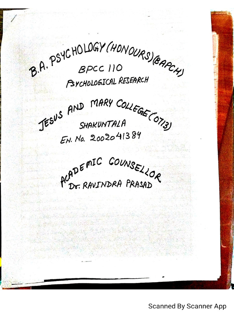 BPCC 110 (In-Depth Interview) | PDF