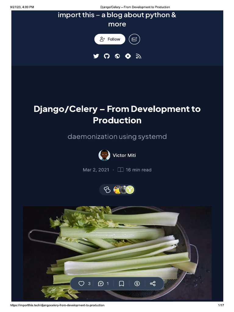 Celery Production | PDF