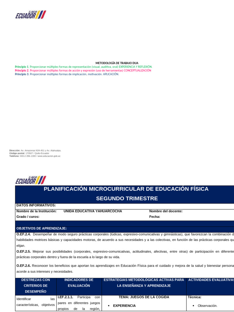 2do - Ef 2do Trimestre | PDF