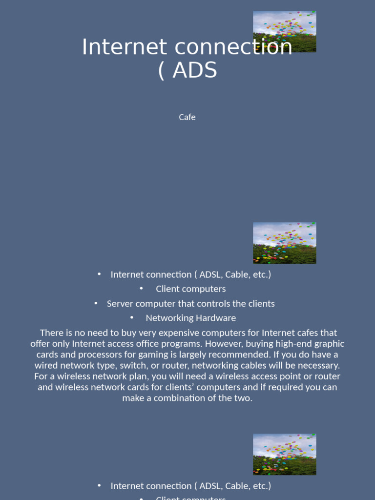 Internet Connection (ADS | PDF