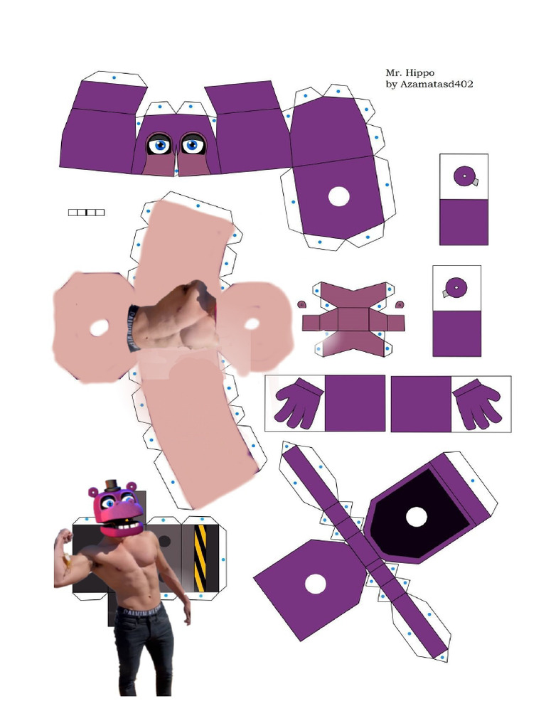 Buff MR Hippo Papercraft | PDF