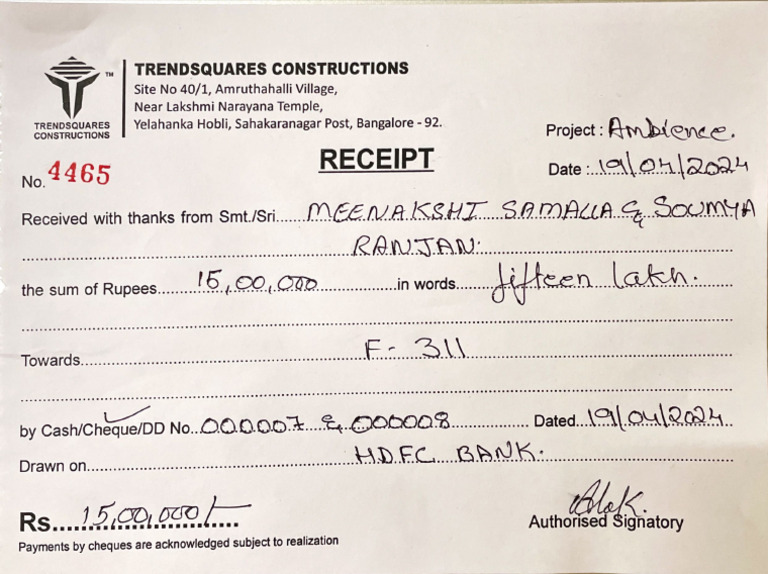 Receipt | PDF