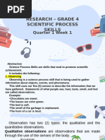 EB Science 4 Module Week 1 | PDF | Science | Learning