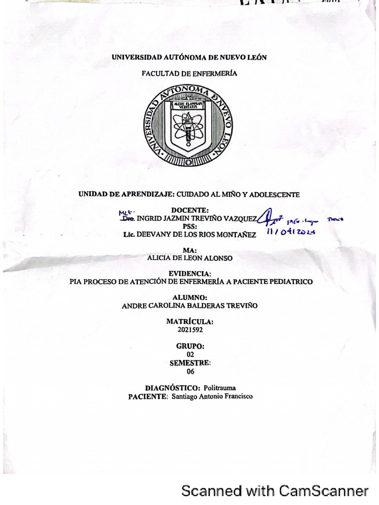 Pae Individual TQP - Balderas Treviño | PDF