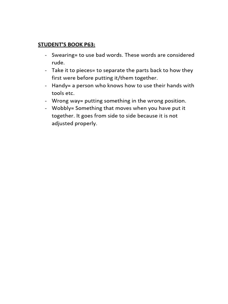 Student'S Book P63 | PDF