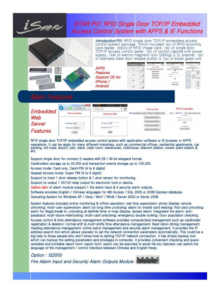 P01 Single Door Package - 2014 | PDF
