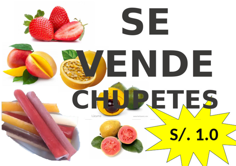 Anuncio Se Vende Chupetes | PDF