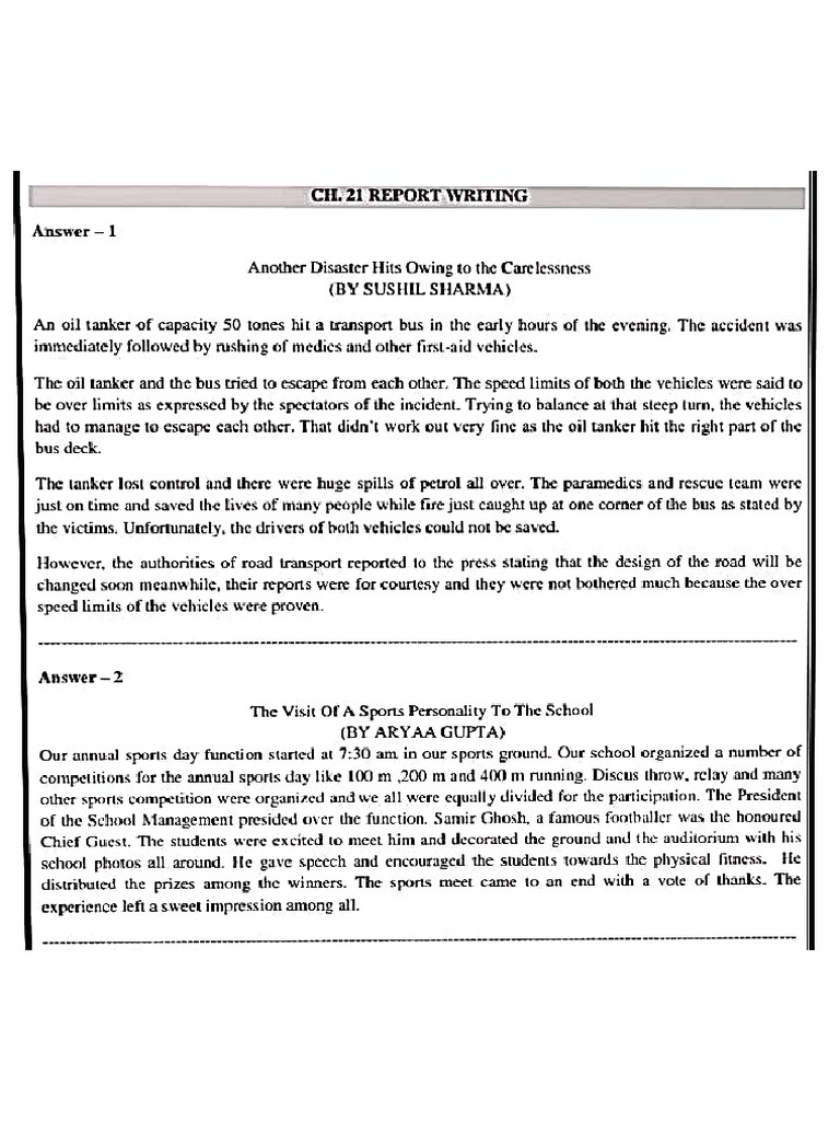 Report Writing | PDF