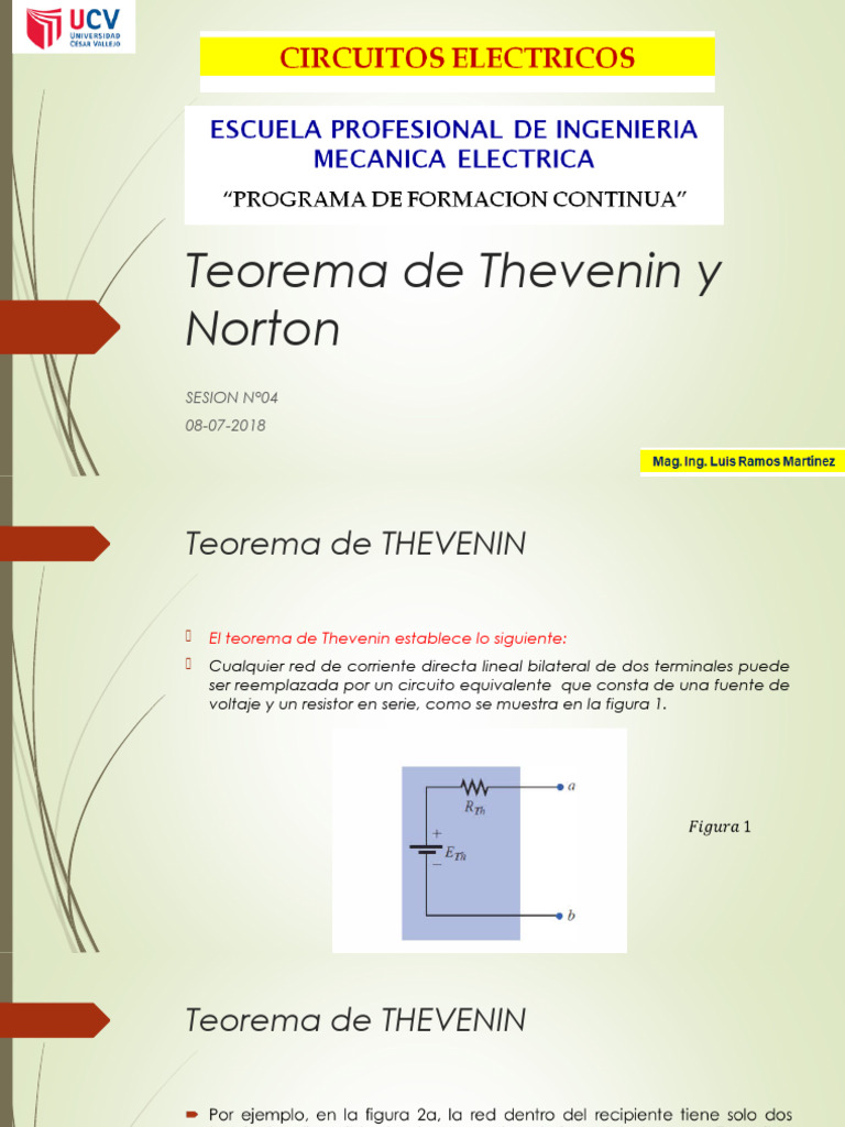 Thevenin y Norton | PDF