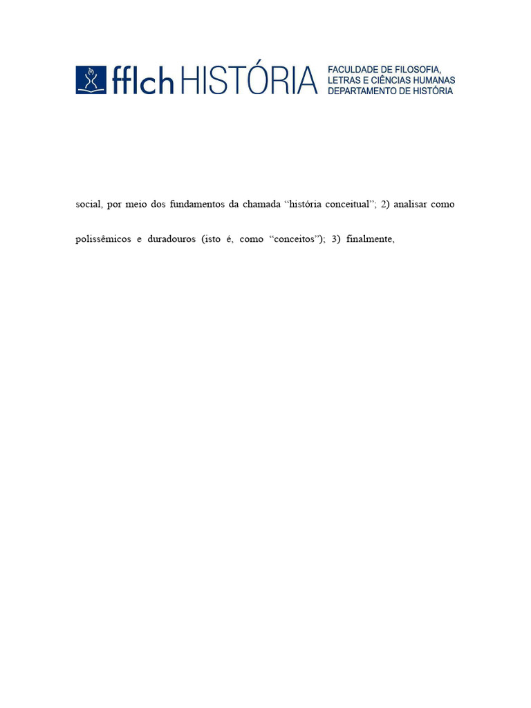 Programa História Conceitual (Def.) | PDF