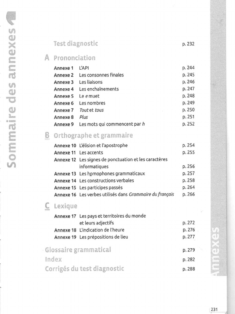 Focus A1 - b1 Annexes | PDF