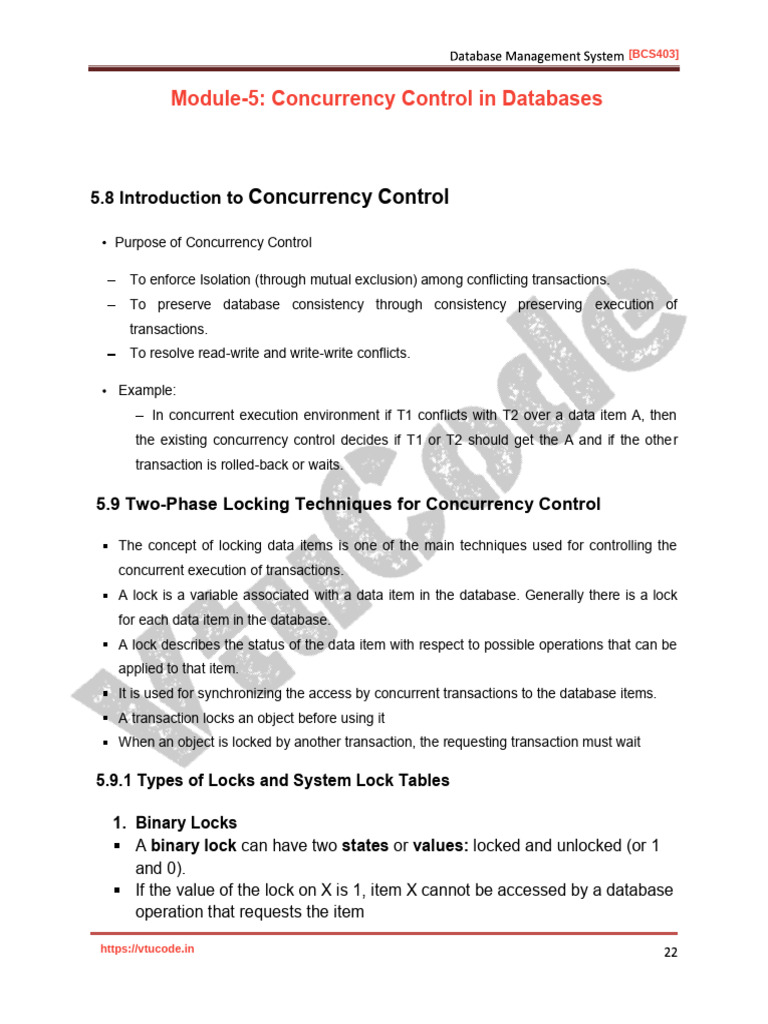 Vtucode In Bcs403 Module 5 2022 Scheme Pdf 