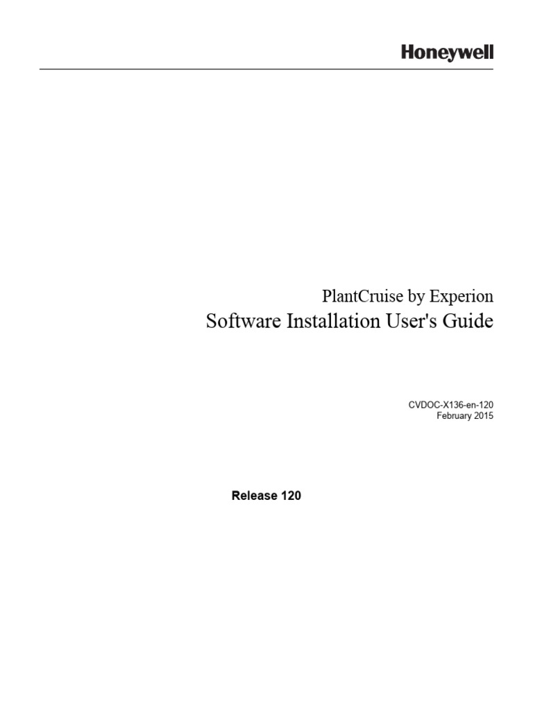 Software Installation Users Guide CVDOC-X136-en-120 | PDF