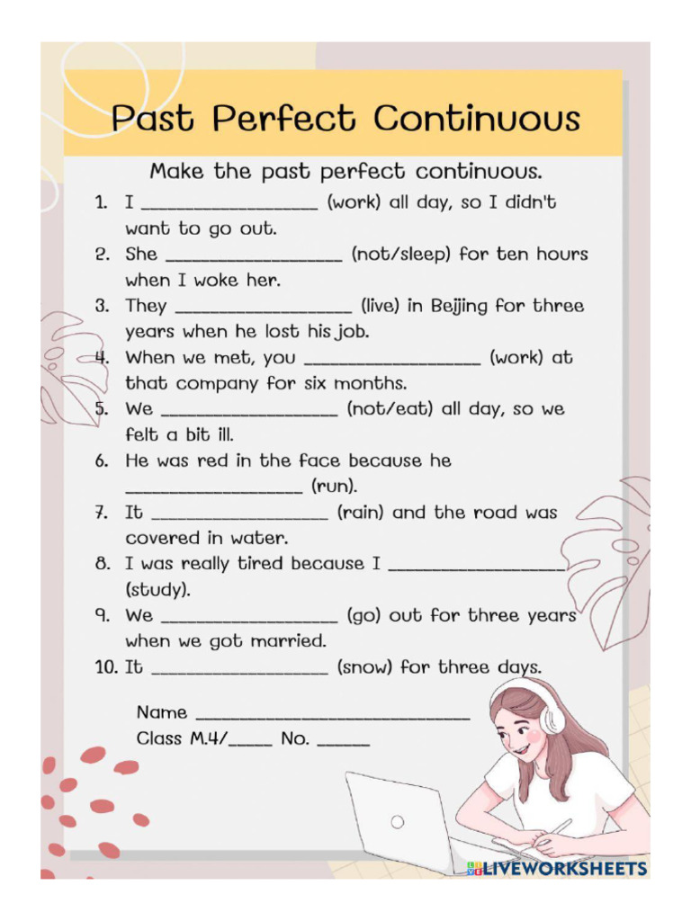 Past Perfect Continuous | PDF