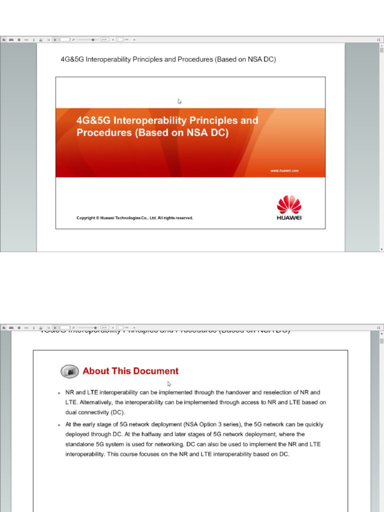 4G 5G Interoperability | PDF