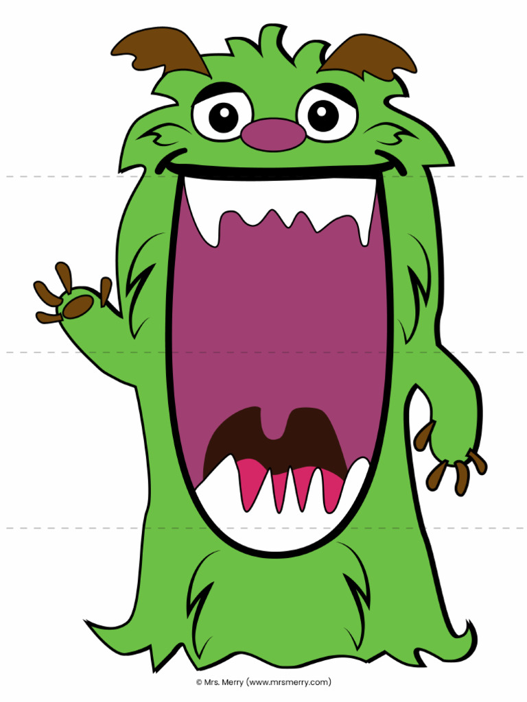Folding Surprise Monster Pdf