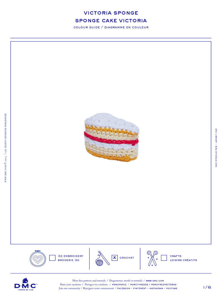DMC Victoria Sponge Cake | PDF