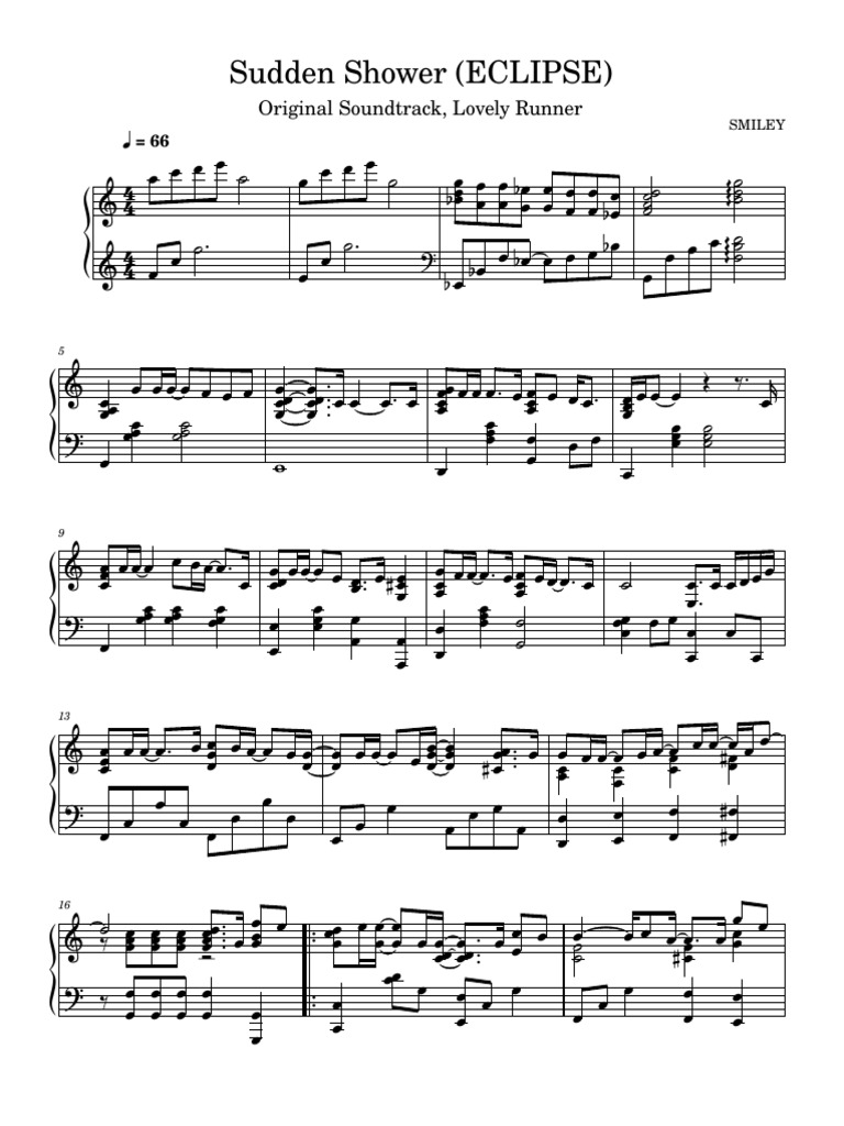 Sudden Shower Original Soundtrack Lovely Runner Eclipse Sudden Shower Original Soundtrack Lovely ...