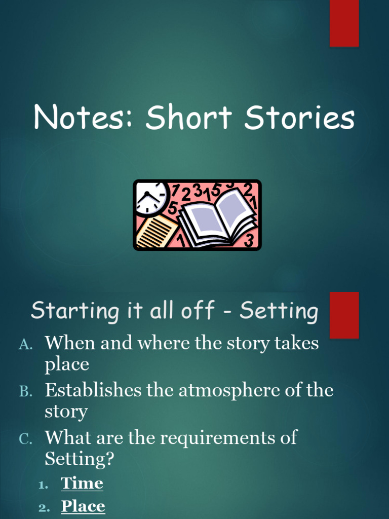 Short Story Notes | PDF | Narration | General Fiction