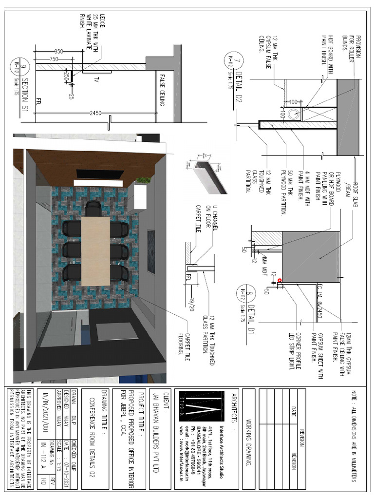 2021-10!07!112 A - Conference Room Details 02 | PDF