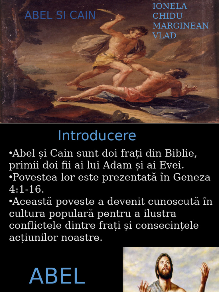 Abel Si Cain | PDF