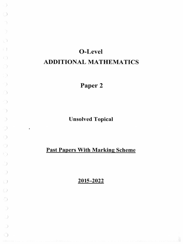 O Level Chemistry P2 Sample | PDF