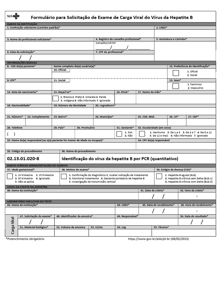 Carga Viral Hepatite B | PDF