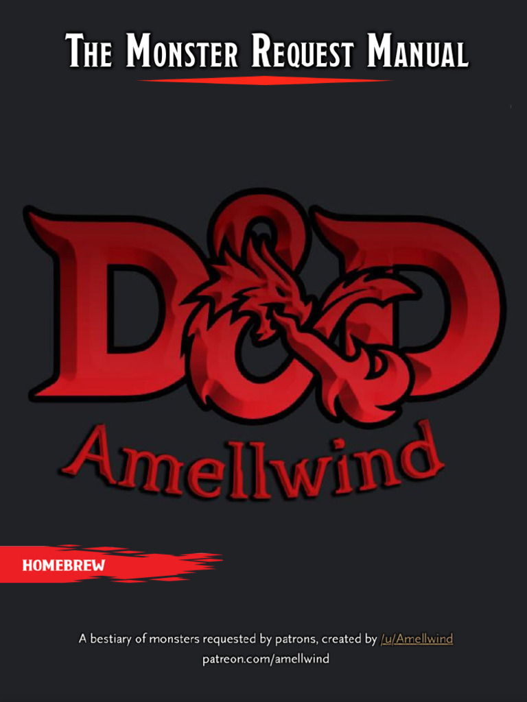 The Monster Request Manual | PDF