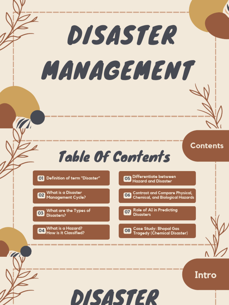 Disaster Management | PDF