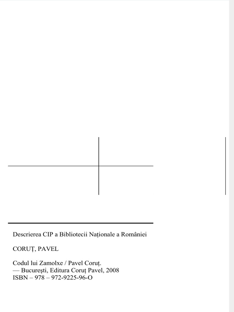 Dokumen - Tips Pavel Corut Codul Lui Zamolxe | PDF