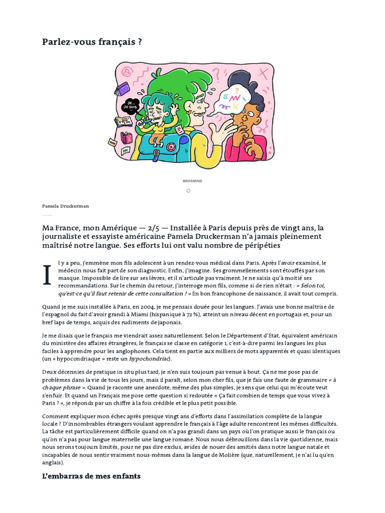 Parlez-Vous Français | PDF