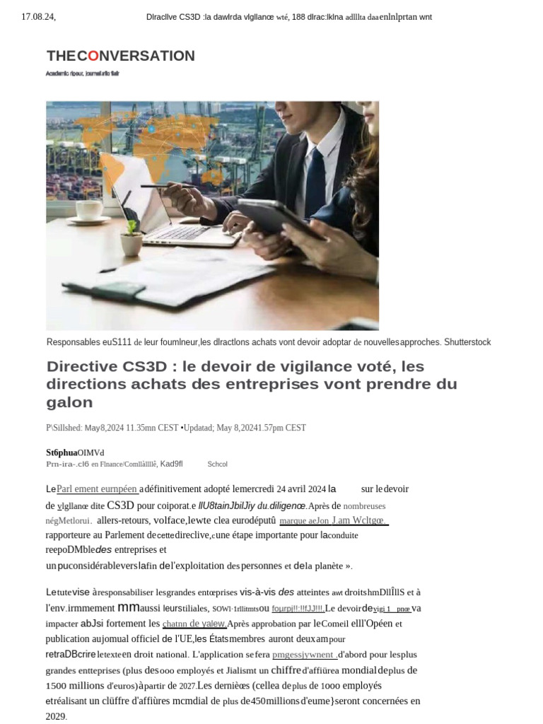 Directive cs3d | PDF