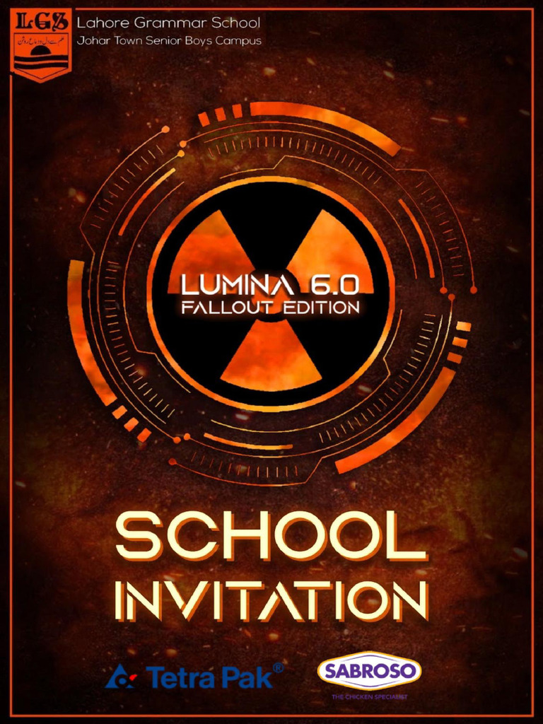 JT Lumina 6.0 School Invite | PDF