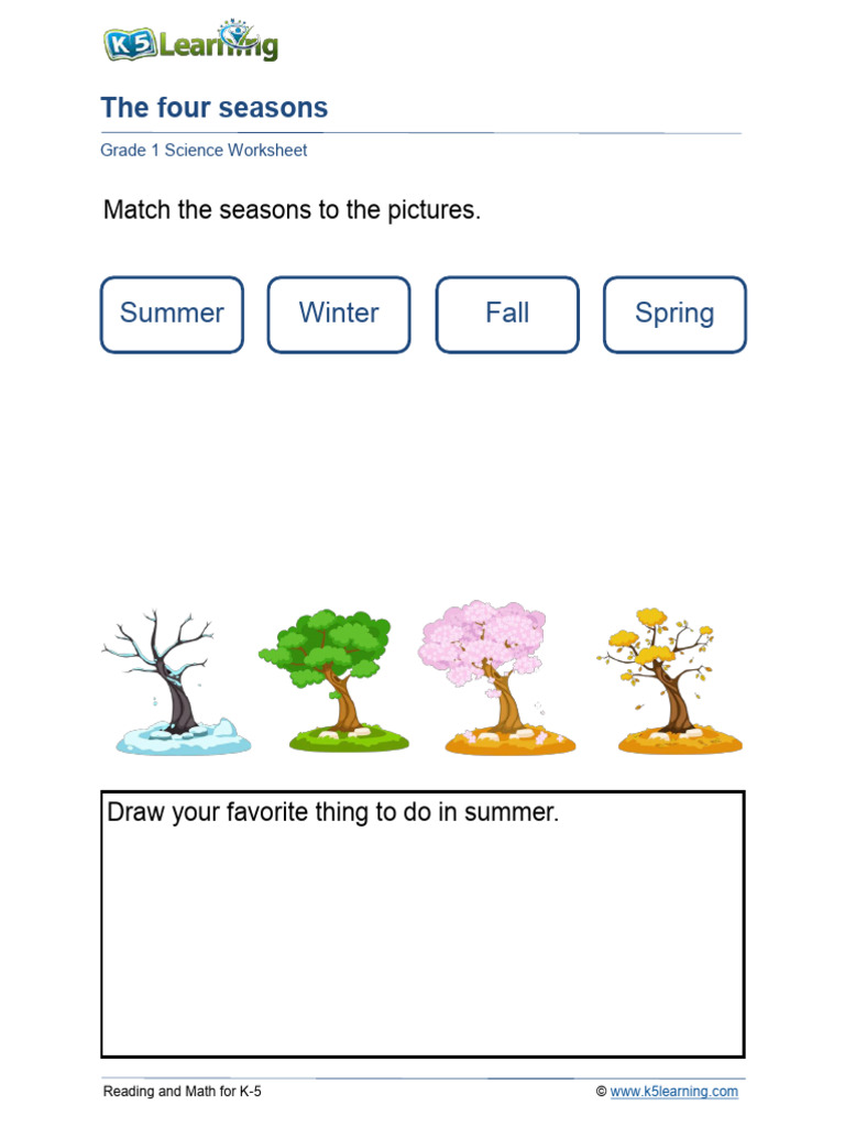 Grade 1 Four Seasons A | PDF
