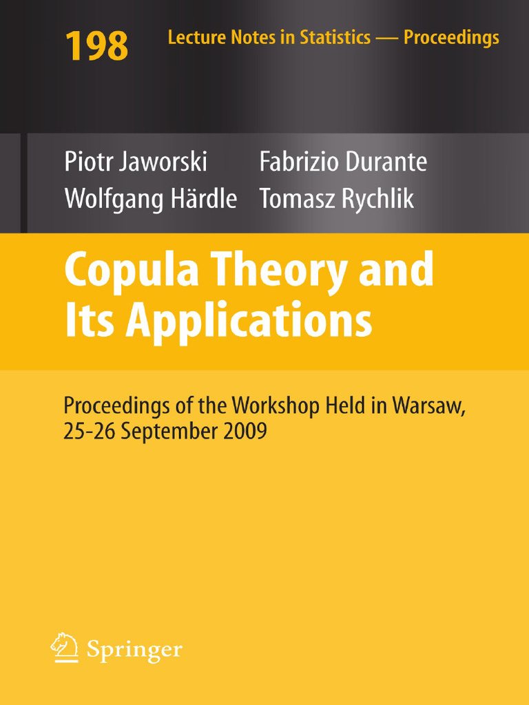 Copula Theory and Its Applications | PDF