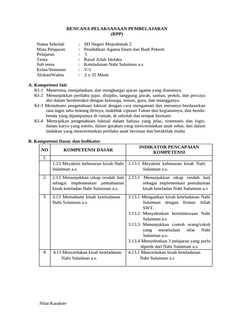 RPP 2 - Umi Khulsum.N1b | PDF