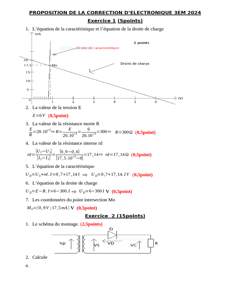 PROPOSITION DE LA CORRECTION ENI 3EM 2024 | PDF