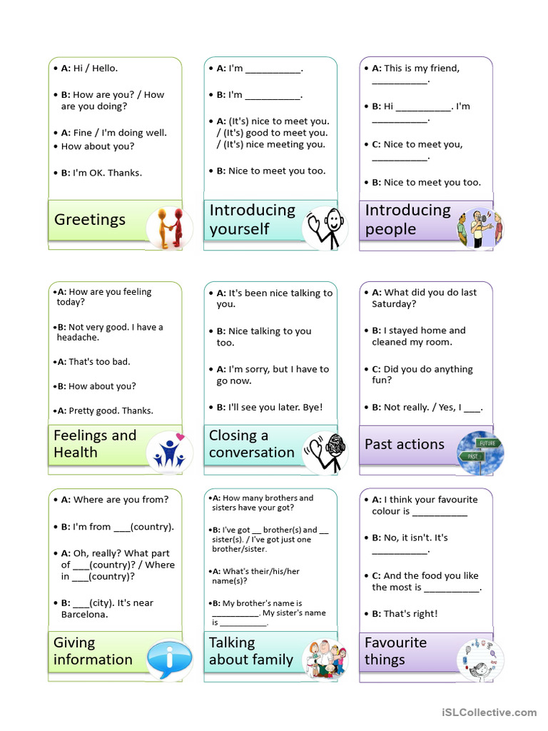Conversation Practice | PDF