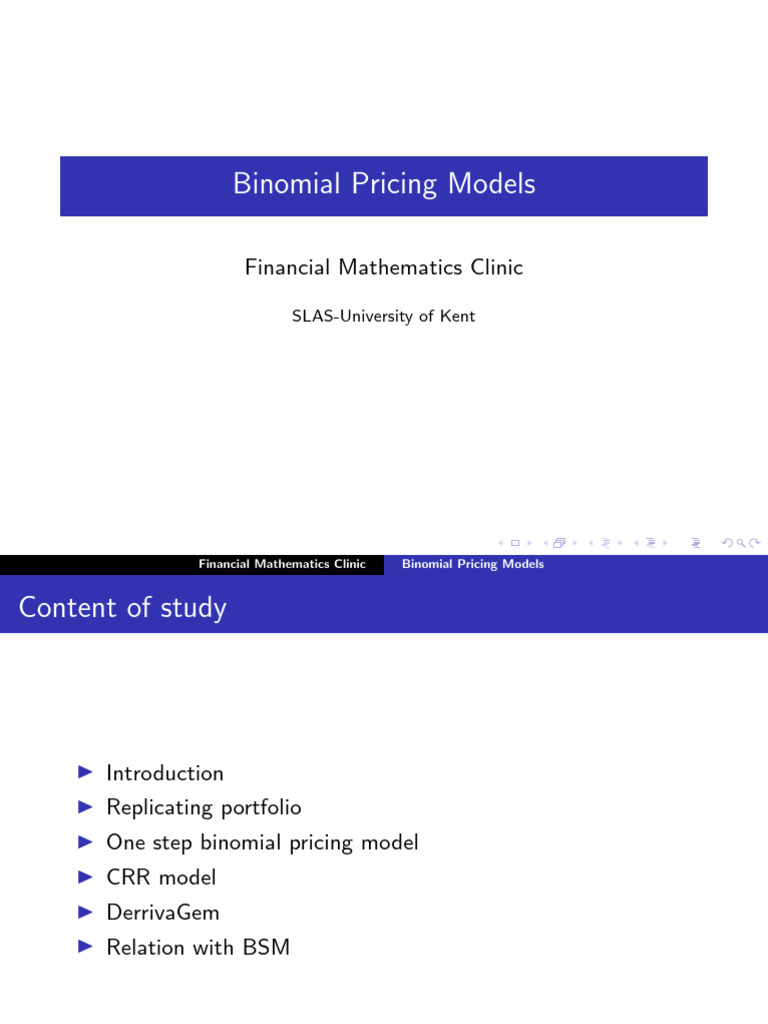 Binomial Models | PDF