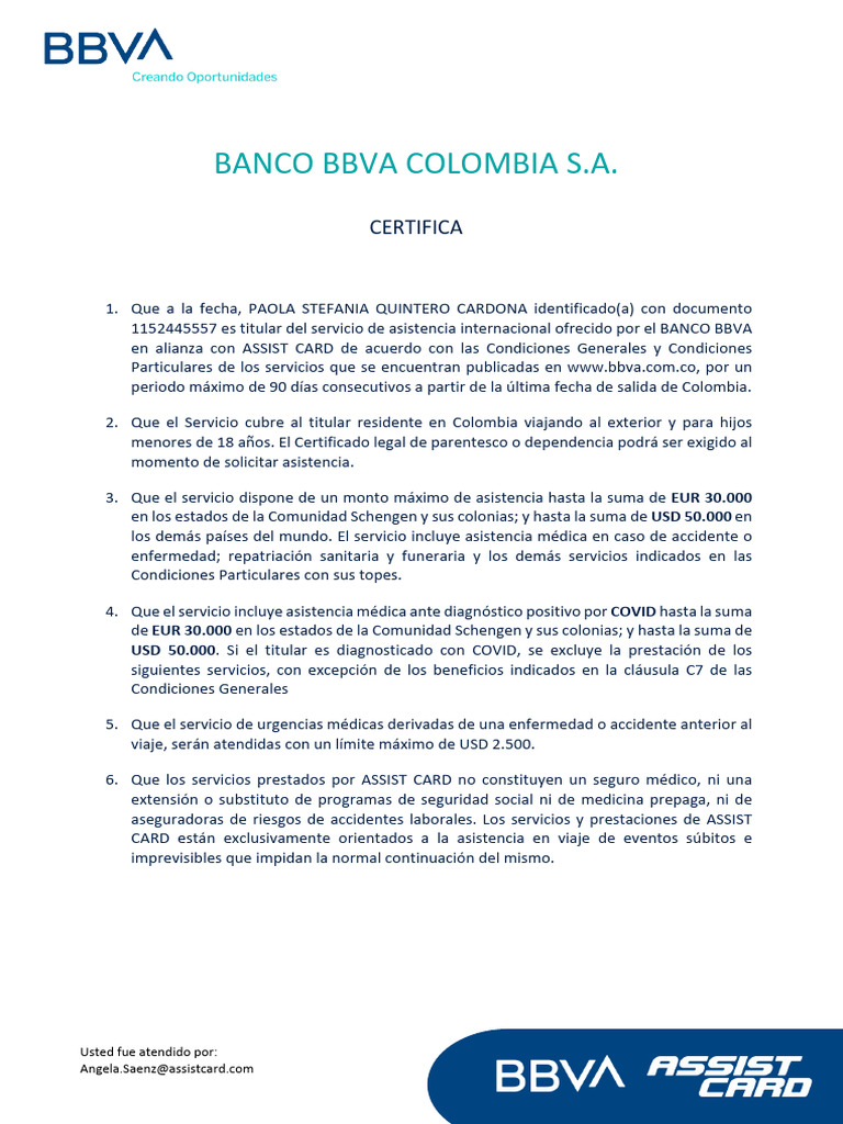 Colombia-Opp-Individual - Template BBVA Plan Black Espa Ol PDF | PDF