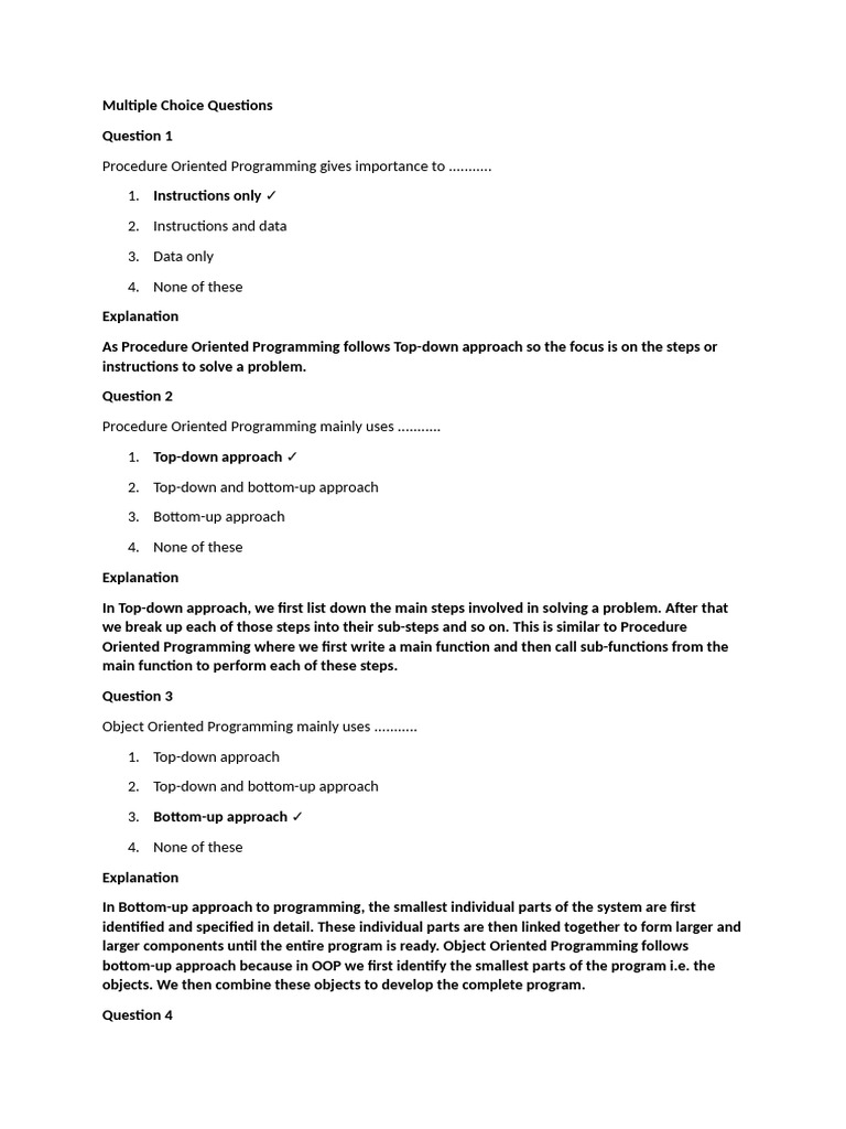 Chapter 1 Introduction To Object Oriented Programming Concepts Class 9 Logix Kips Icse