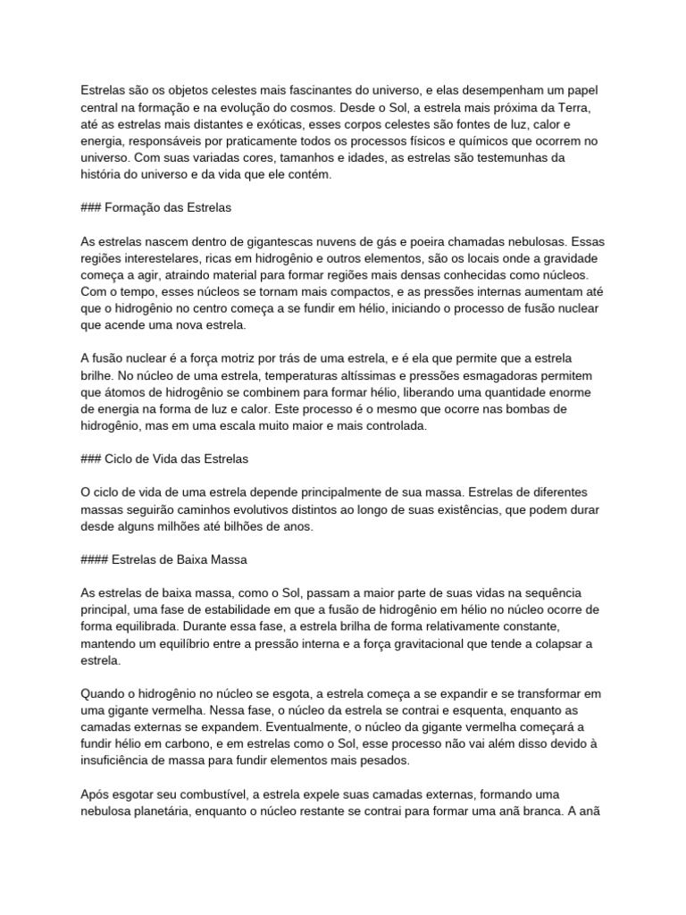 Estrelas Pdf