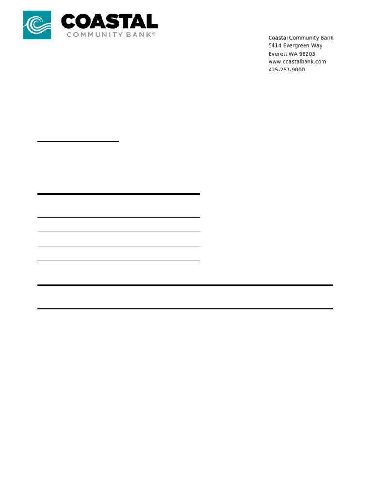 Coastal Community-Bank-Statement-11-2023 | PDF