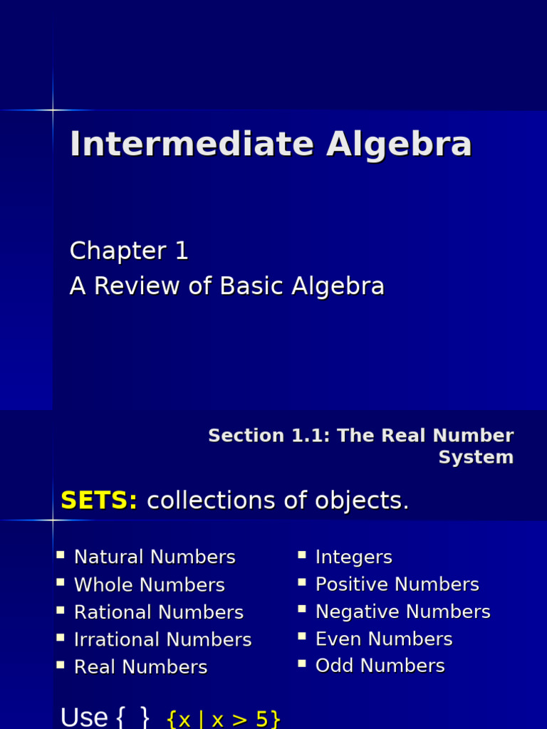 Algebra Review | PDF