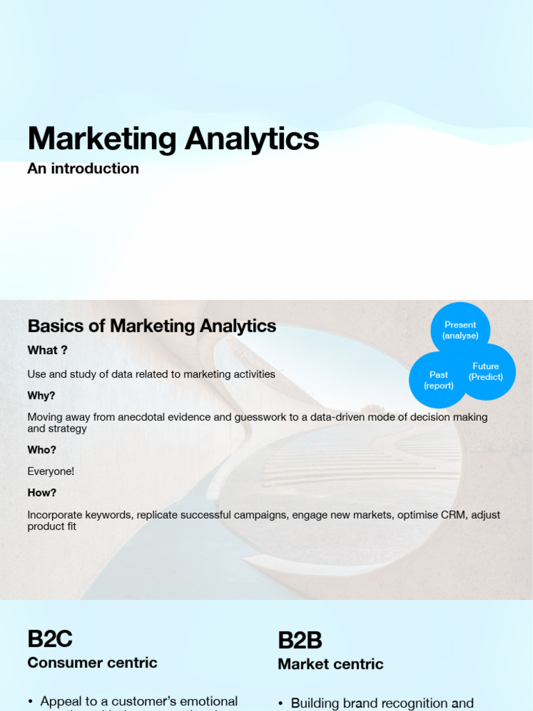 Marketing Analytics Introduction | PDF