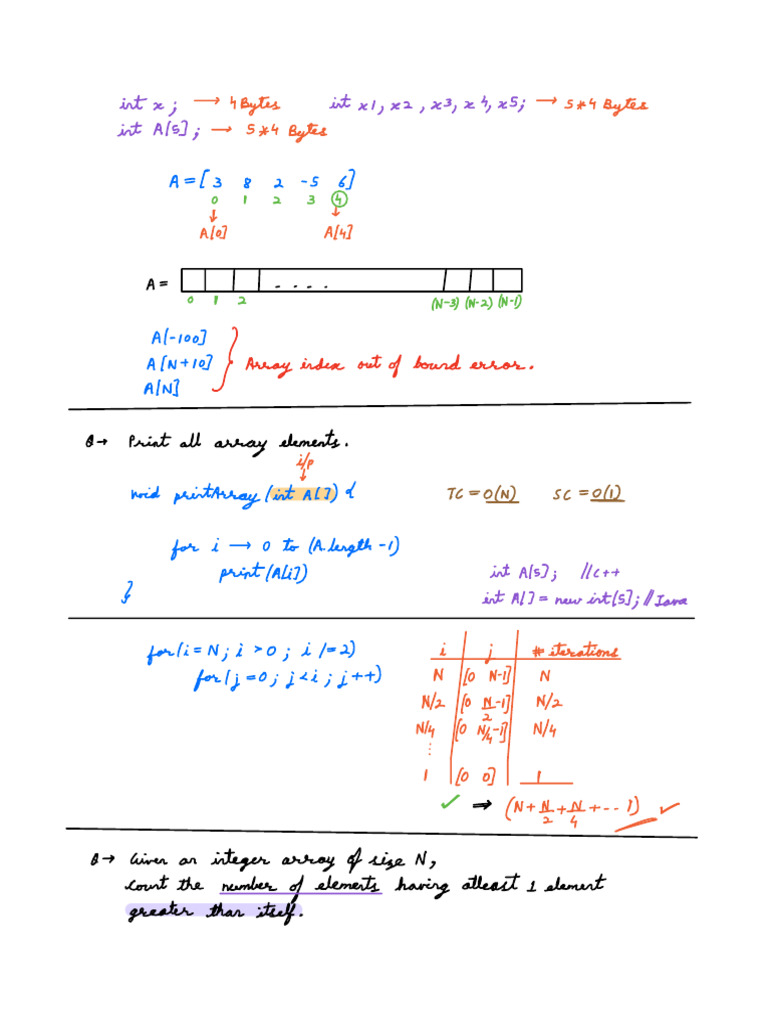 July Arrays 1 | PDF